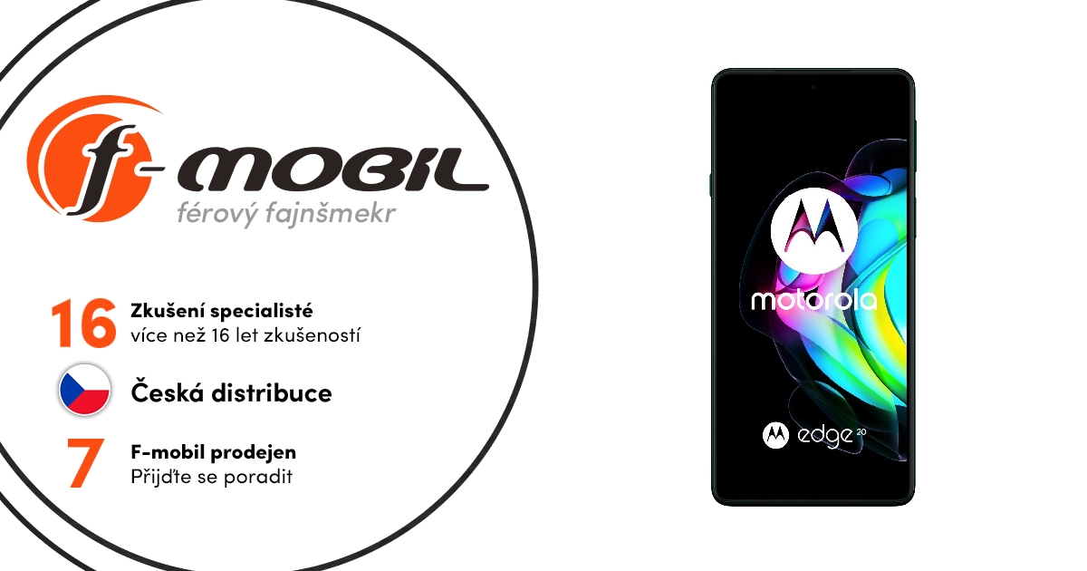 Motorola Edge 20 8GB/128GB Frosted Emerald | F-mobil.sk