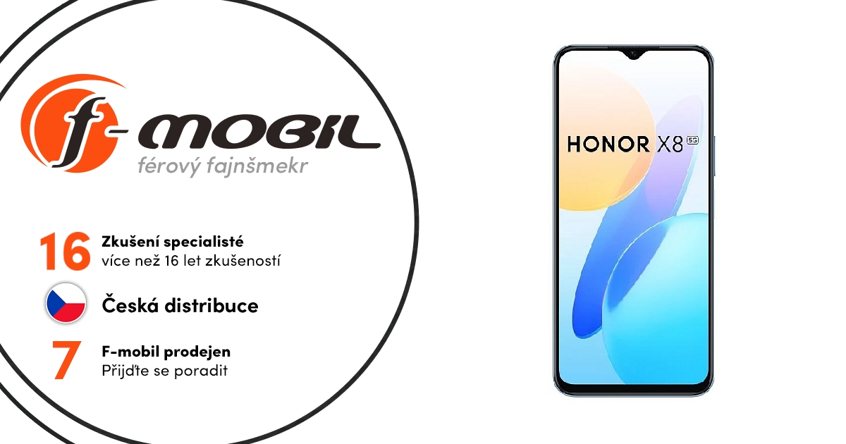 Honor X8 5G 6GB/128GB Ocean Blue | F-mobil.sk