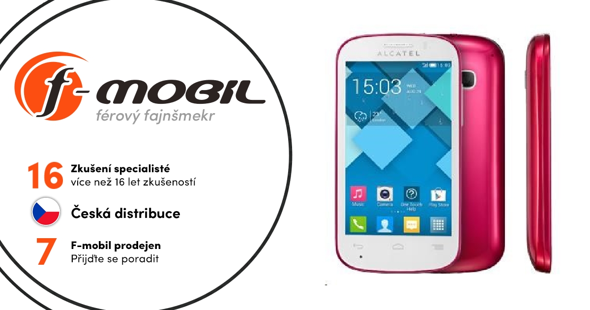 ALCATEL ONETOUCH 4033D POP C3 Hot Pink | F-mobil.sk