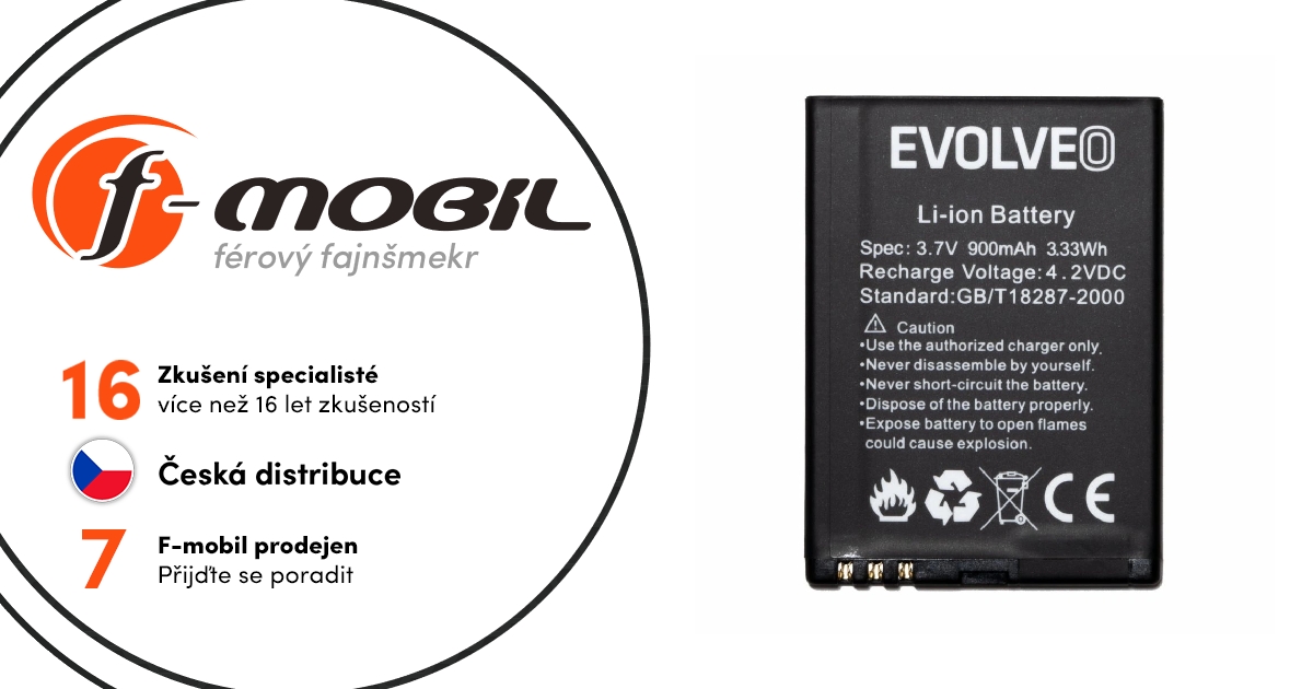 EVOLVEO originálna batéria 900 mAh pre EasyPhone EG | F-mobil.sk