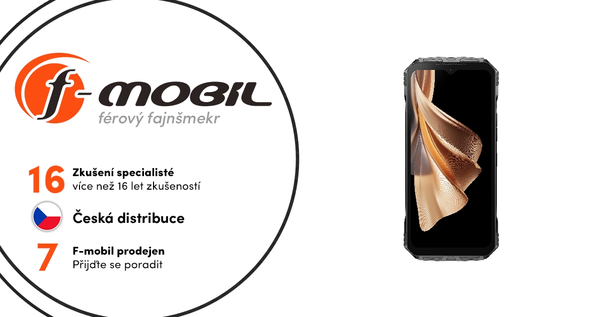 Doogee S punk 6GB/256GB Phantom Black | F-mobil.sk