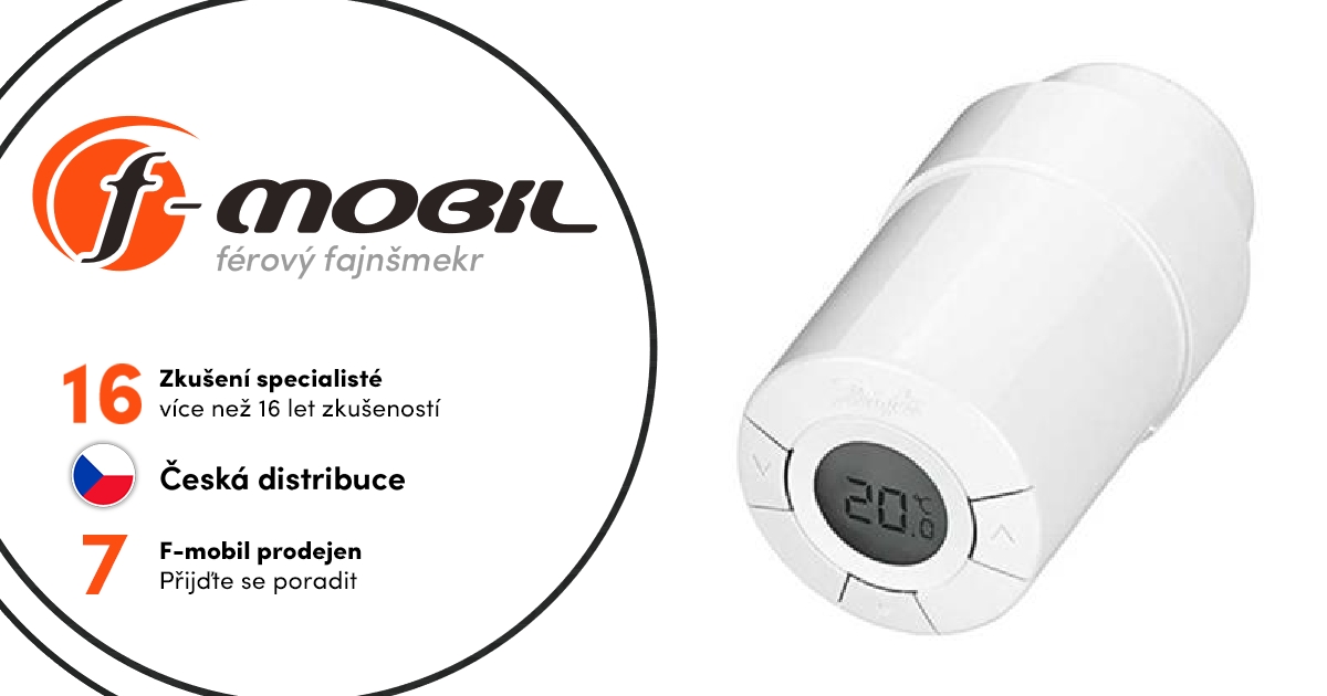 Danfoss Termostatická hlavica Z-Wave | F-mobil.sk