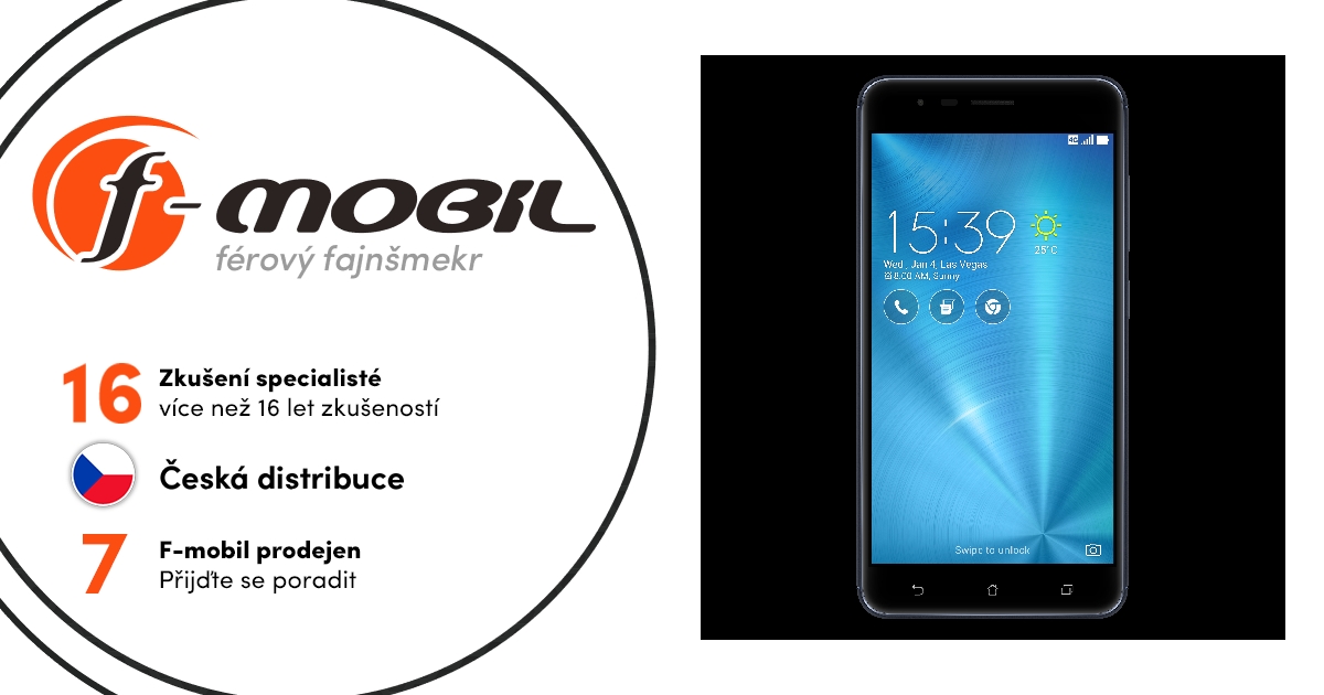 Asus ZenFone 3 Zoom ZE553KL Black | F-mobil.sk