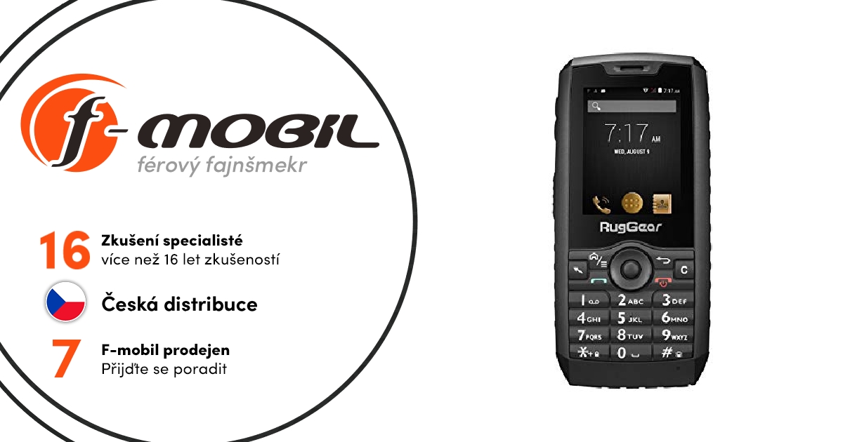 RugGear RG160 čierna | F-mobil.sk