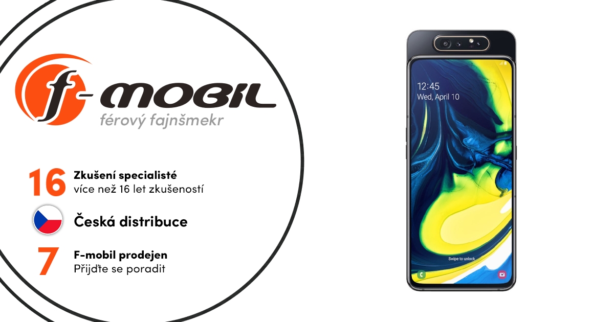 Samsung Galaxy A80 SM-A805 128GB Black DualSIM | F-mobil.sk