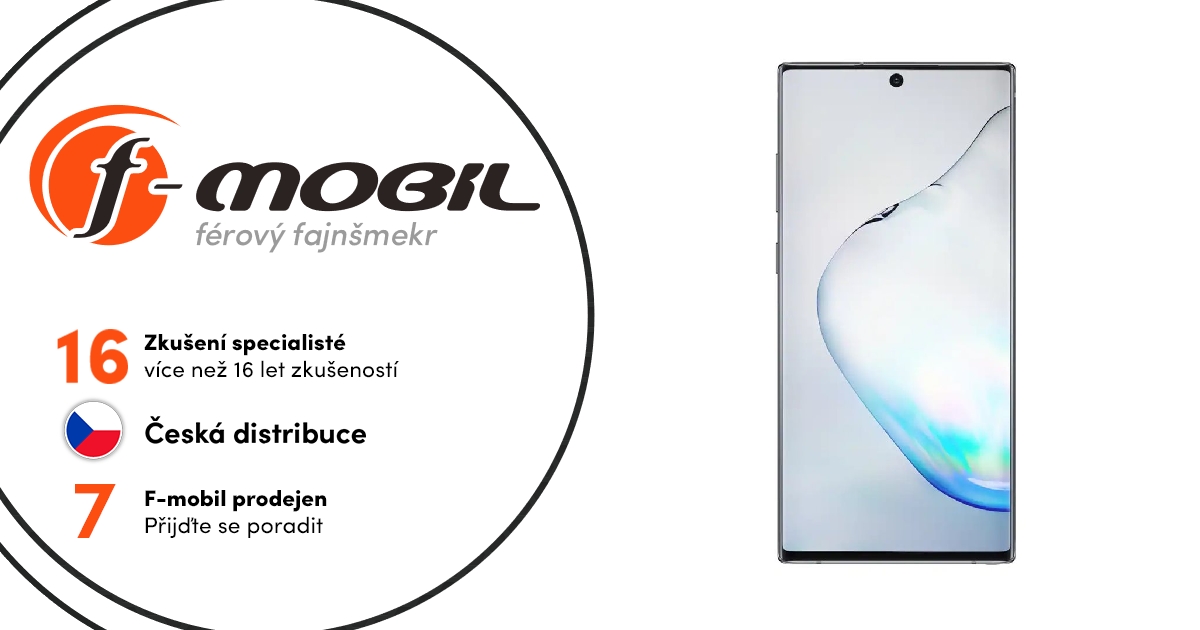 Samsung Galaxy Note 10+ SM-N975 256GB Silver | F-mobil.sk